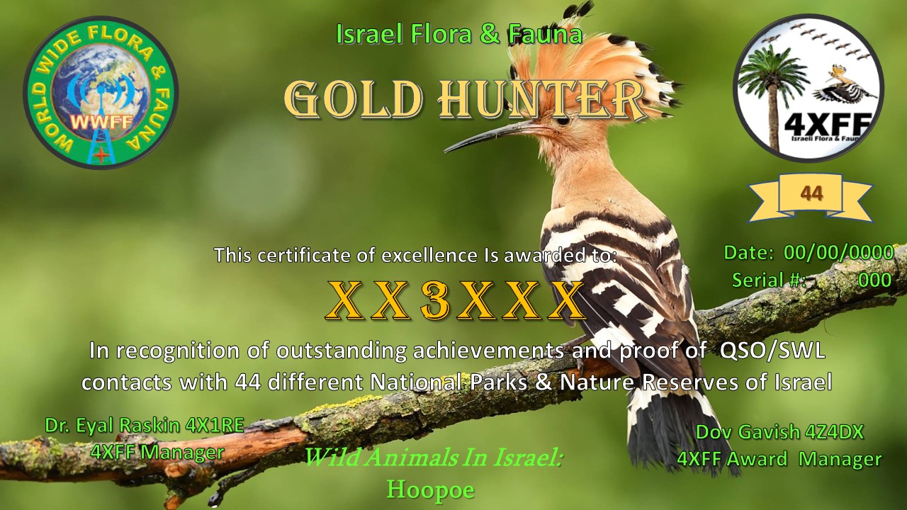 4XFF program awards | WWFF